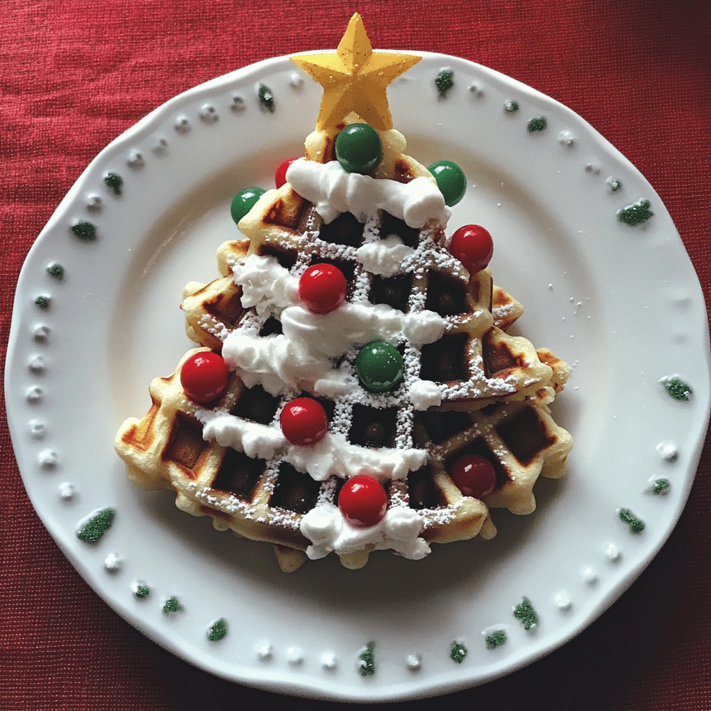 Christmas Tree Waffles: A Festive Twist on a Classic Breakfast