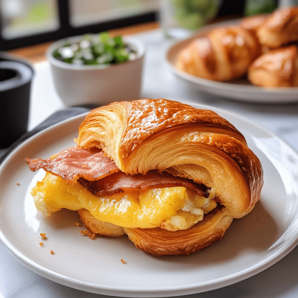 Croissant Breakfast Sandwiches