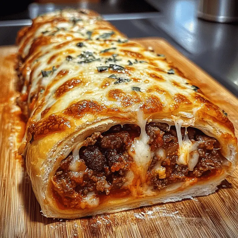 Cheesy Beef Stromboli: A Savory, Melt-in-Your-Mouth Delight - Snack Escape