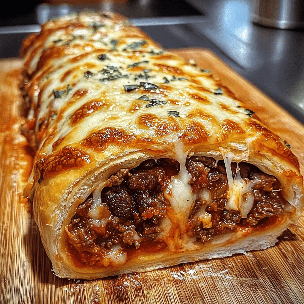 Cheesy Beef Stromboli: A Savory, Melt-in-Your-Mouth Delight - Snack Escape