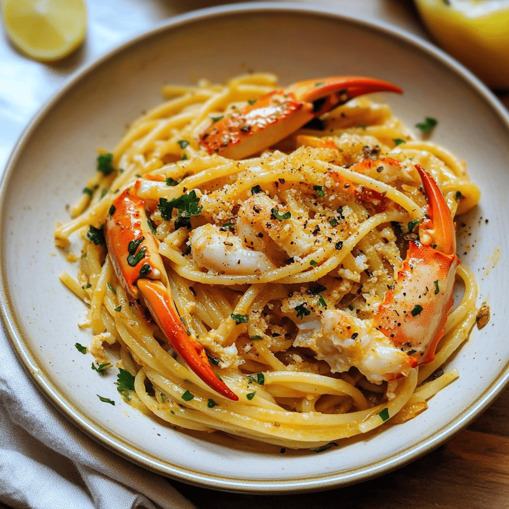 Crab Linguine: A Delicioust Seafood Pasta - Snack Escape