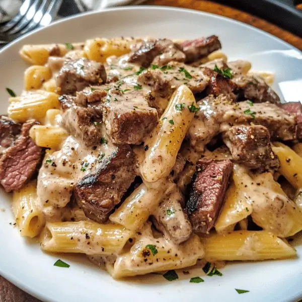 Creamy Steak Pasta