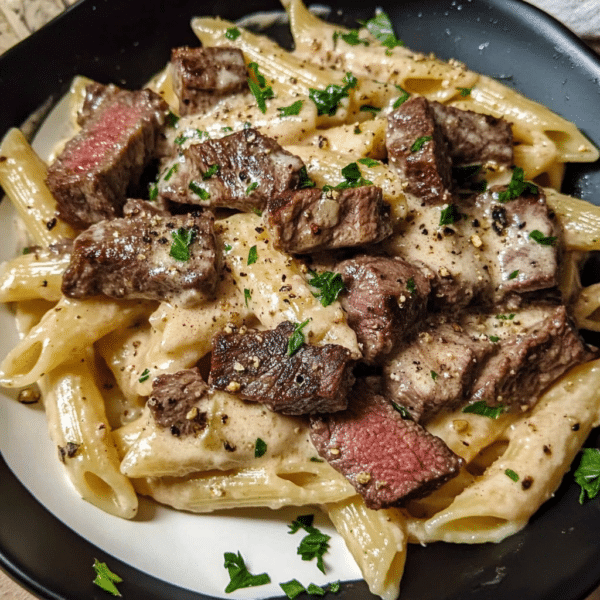 Creamy Steak Pasta