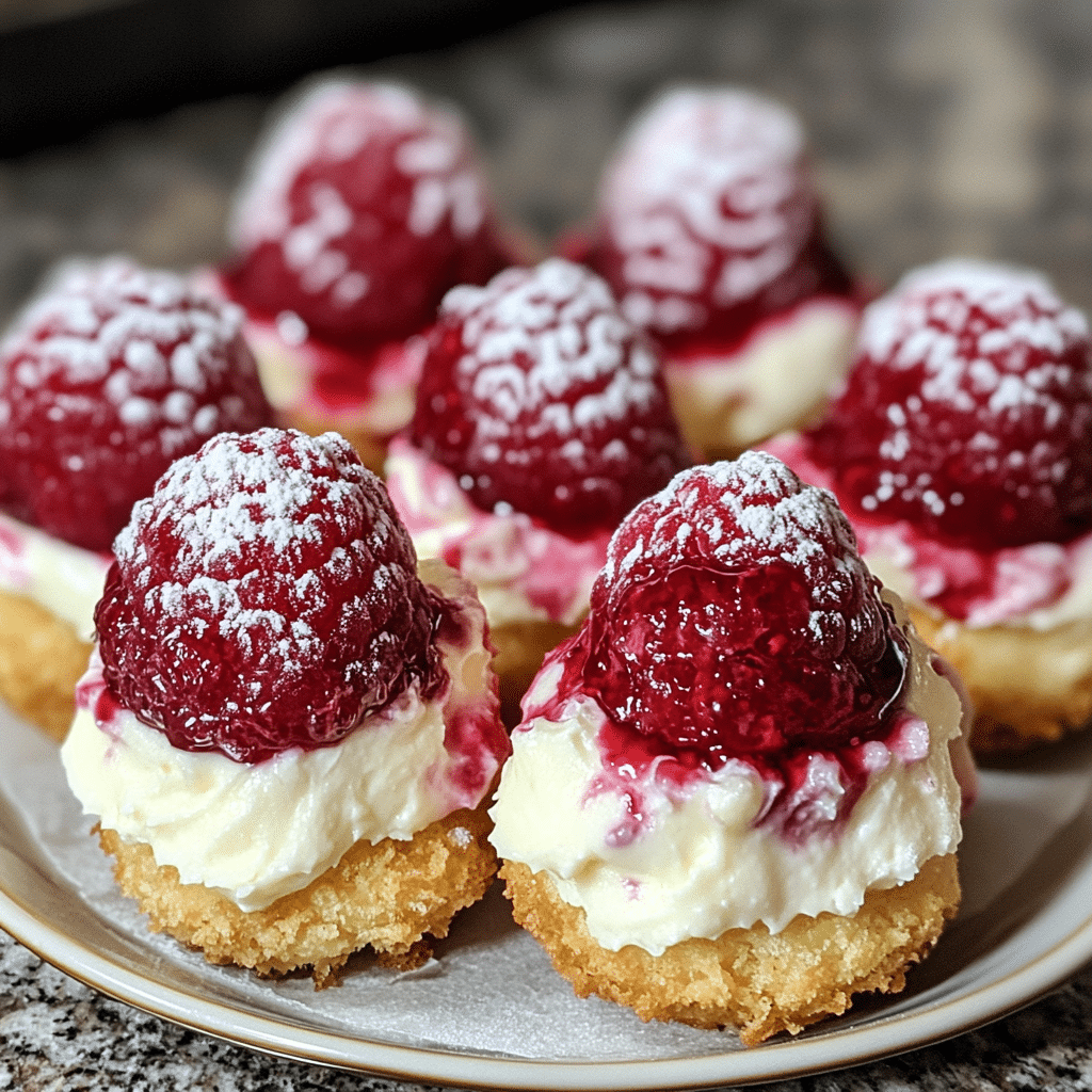 Delicious Raspberry Cream Cheese Bites - Snack Escape