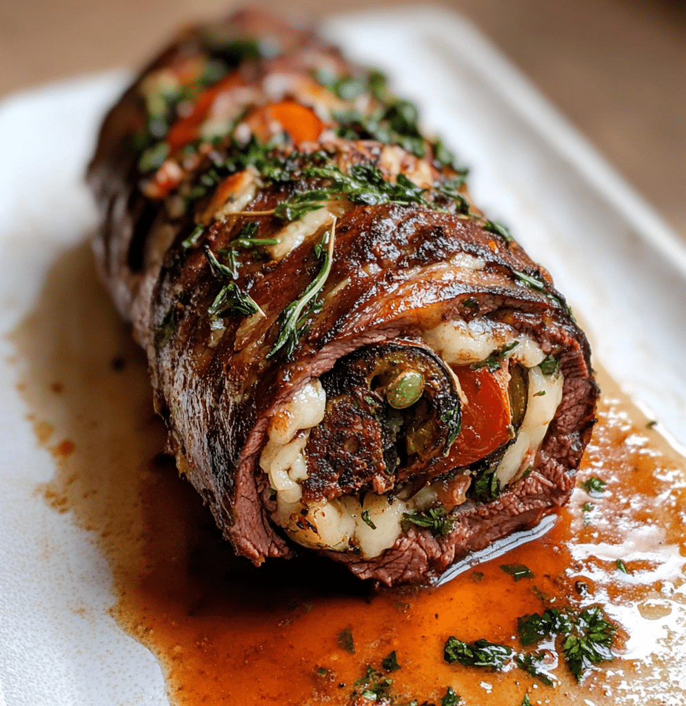 Italian Stuffed Flank Steak: A Flavorful and Savory Feast - Snack Escape