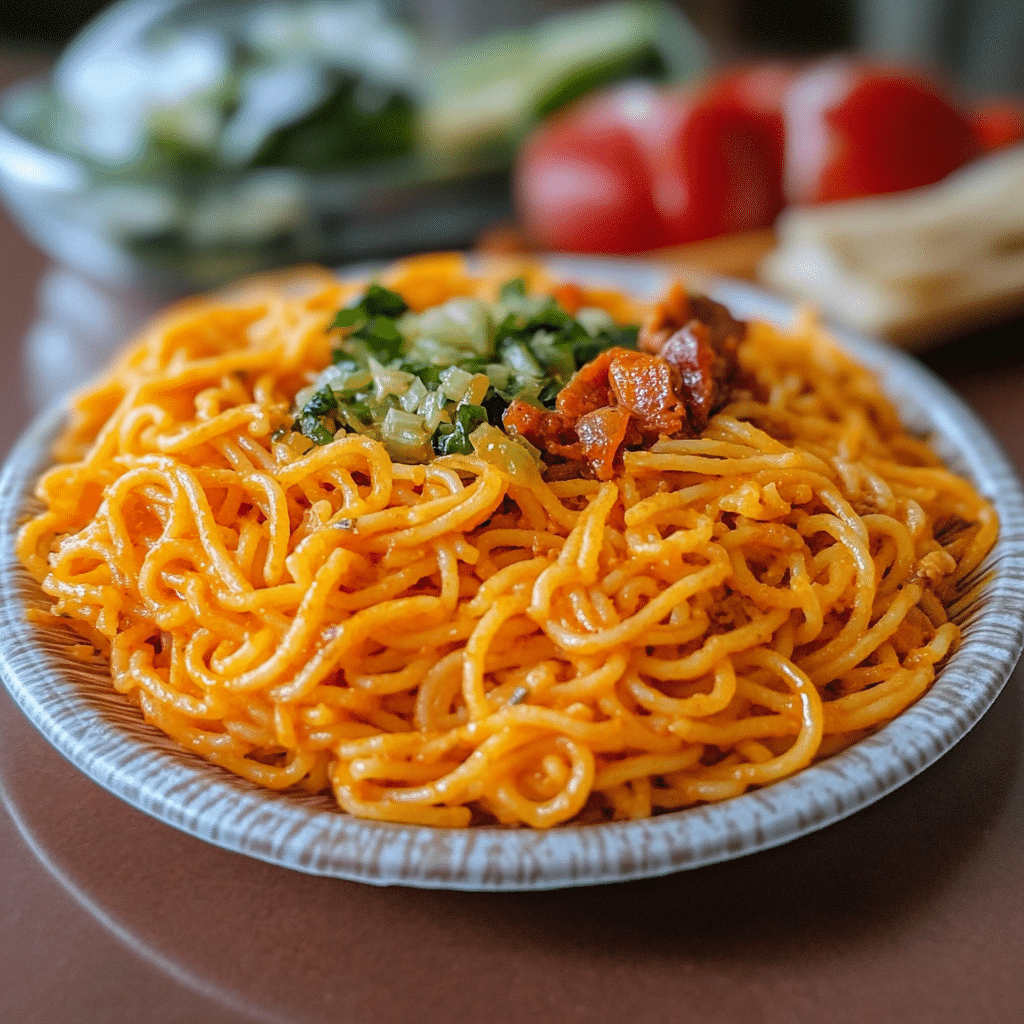 Jollof Spaghetti - Snack Escape