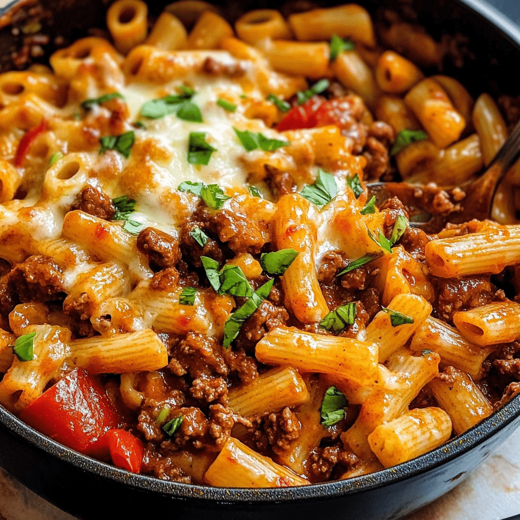 One Pot Cajun Beef Pasta