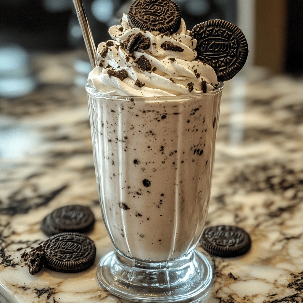Oreo Milkshake Recipe - Snack Escape