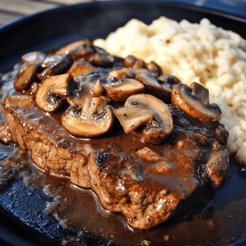 Steak and Mushrooms - Snack Escape