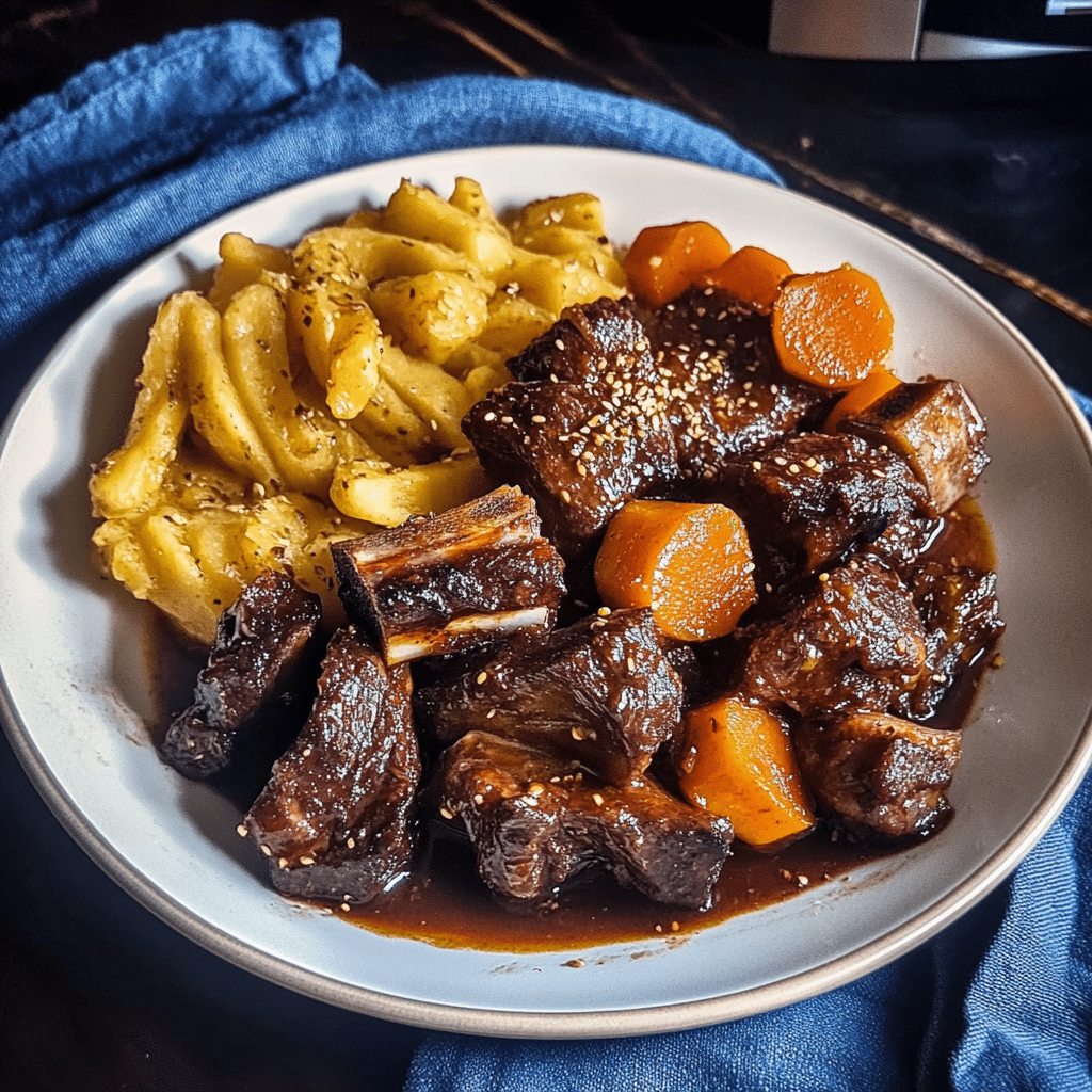 Super Tender Crockpot Beef Short Ribs - Snack Escape