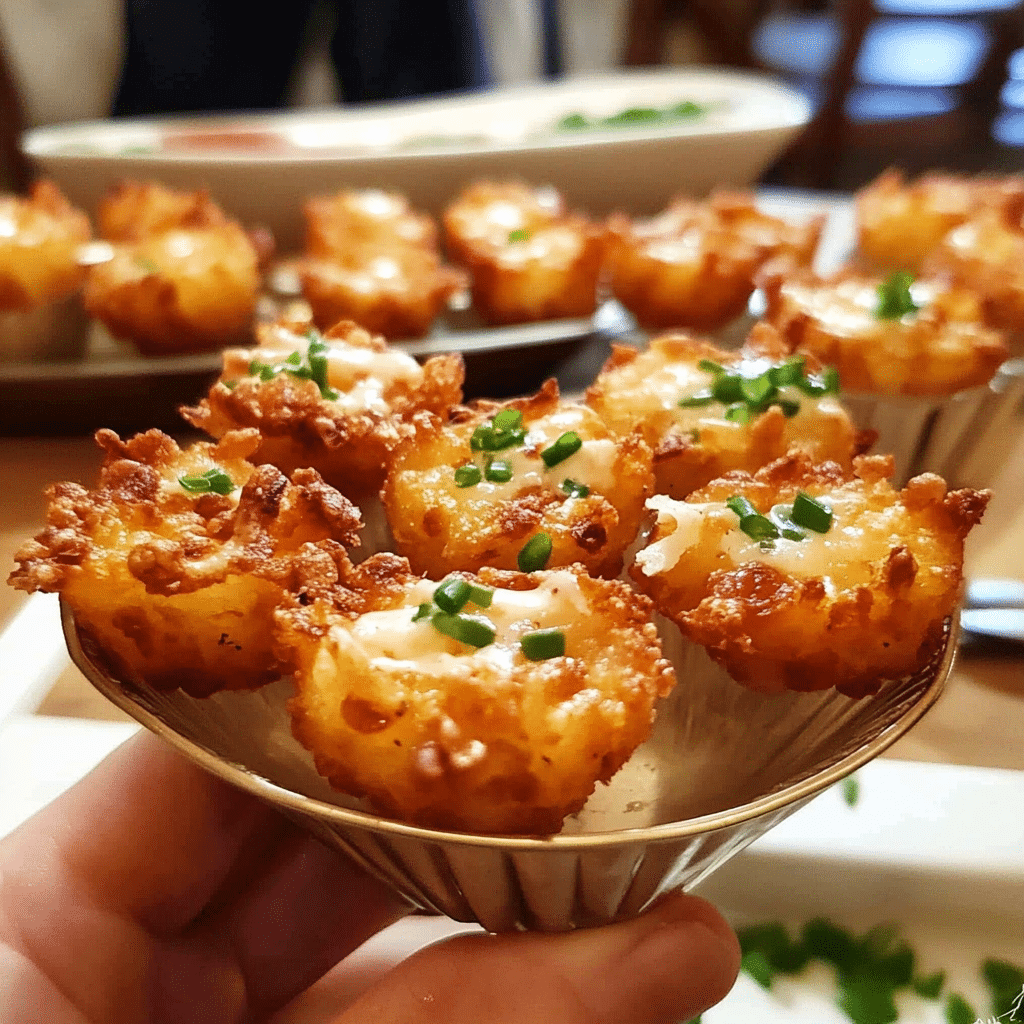 Tater Tot Appetizer Cups: A Fun, Savory Snack - Snack Escape