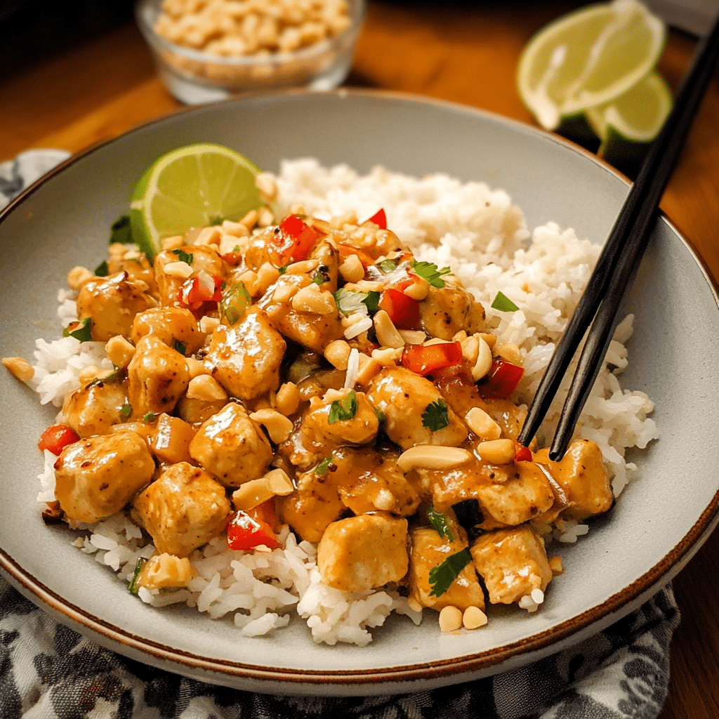 Thai Peanut Chicken: A Fusion of Sweet, Spicy, and Savory - Snack Escape