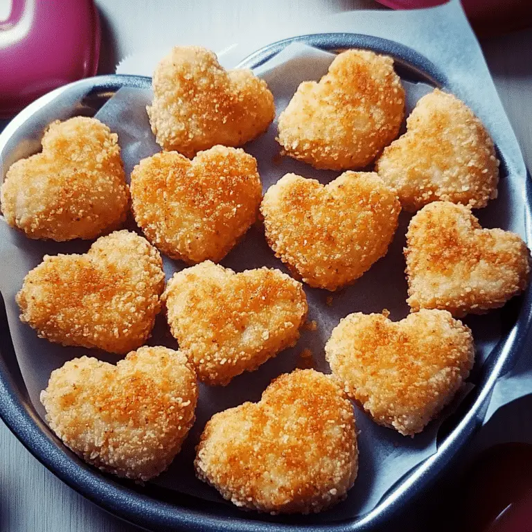 Heart-Shaped Chicken Nuggets