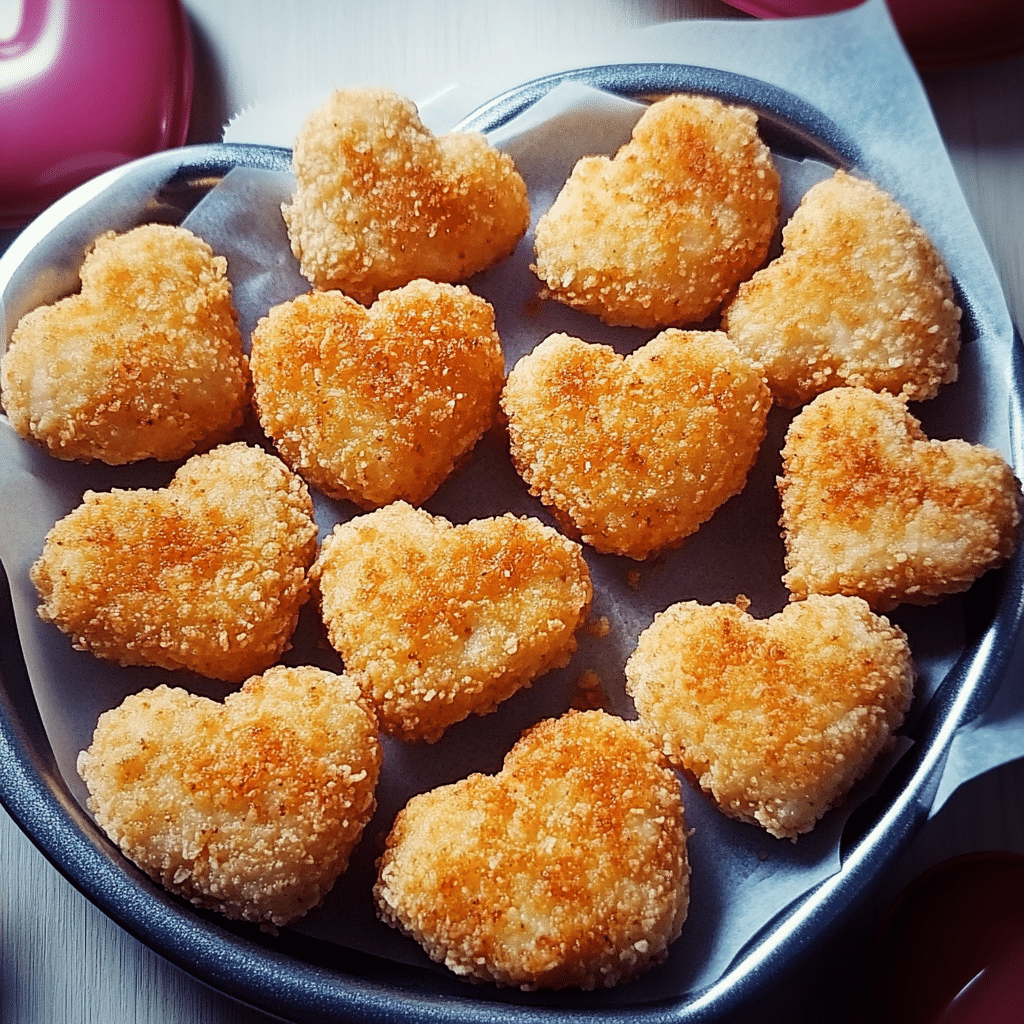 Heart-Shaped Chicken Nuggets