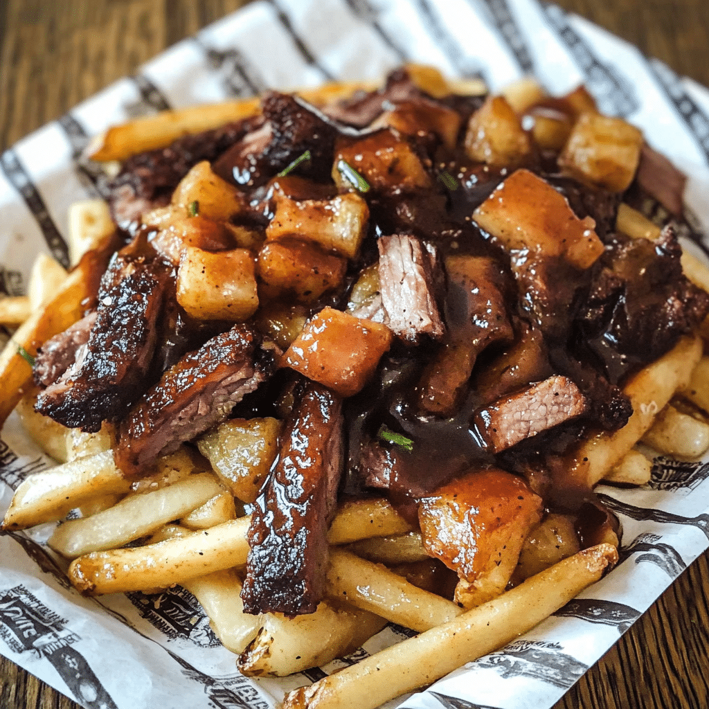 BBQ Poutine With Smoked Brisket