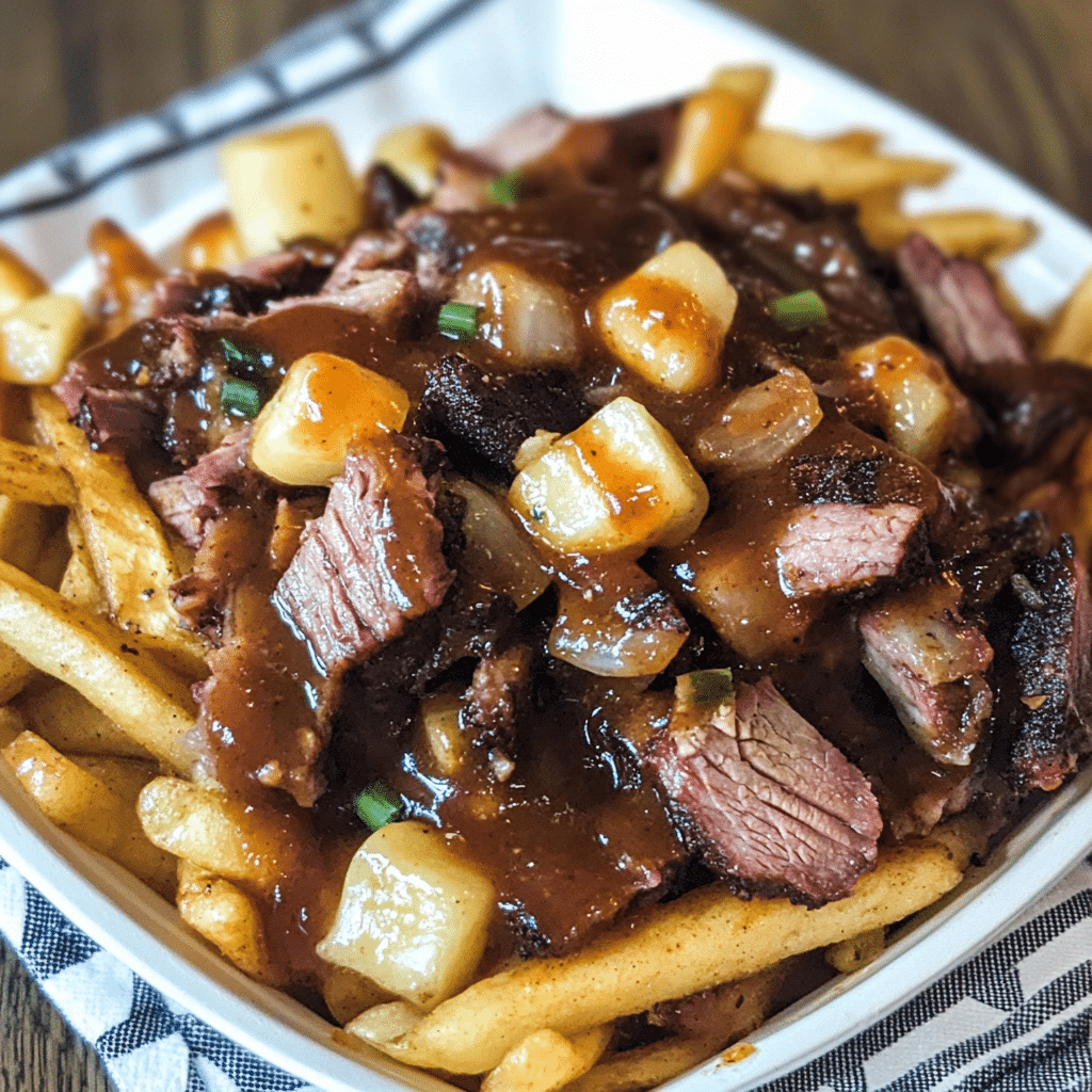 BBQ Poutine With Smoked Brisket