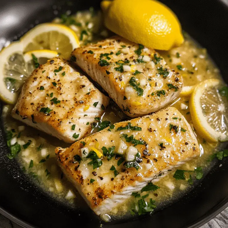 Mahi Mahi Recipe with Lemon Garlic Sauce