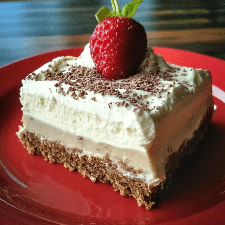 No Bake Pudding Cake