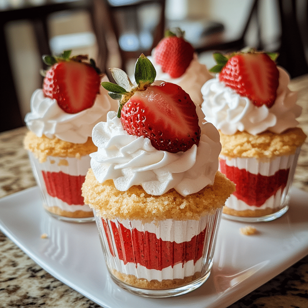Strawberry Shortcake Cups