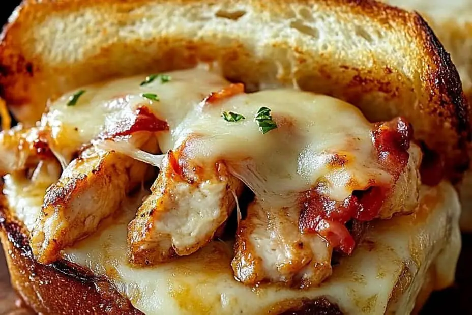 Melty Cheesy Chicken Sandwich: An Incredible 7-Layer Comfort Food ...