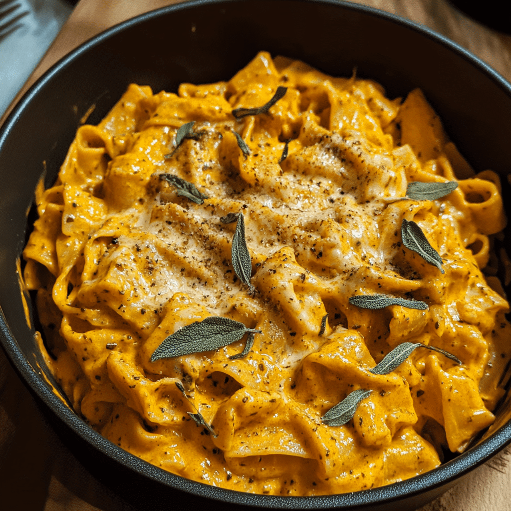 Creamy Pumpkin Sage Pasta Recipe