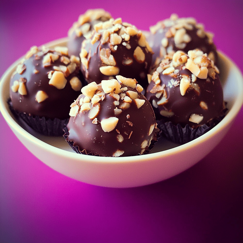 Nutella Hazelnut Chocolate Truffles