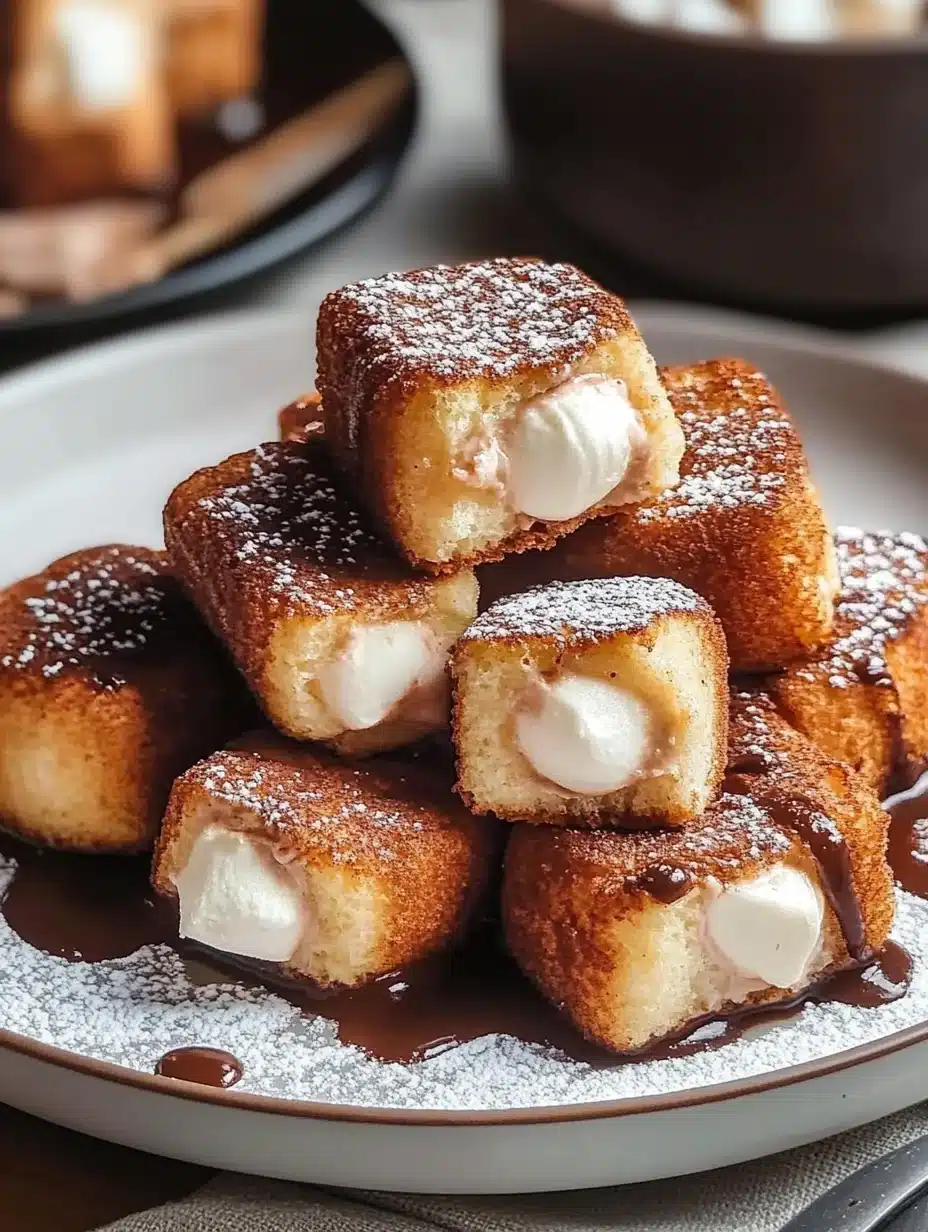 Marshmallow Stuffed Hot Chocolate French Toast Bites: An Incredible ...