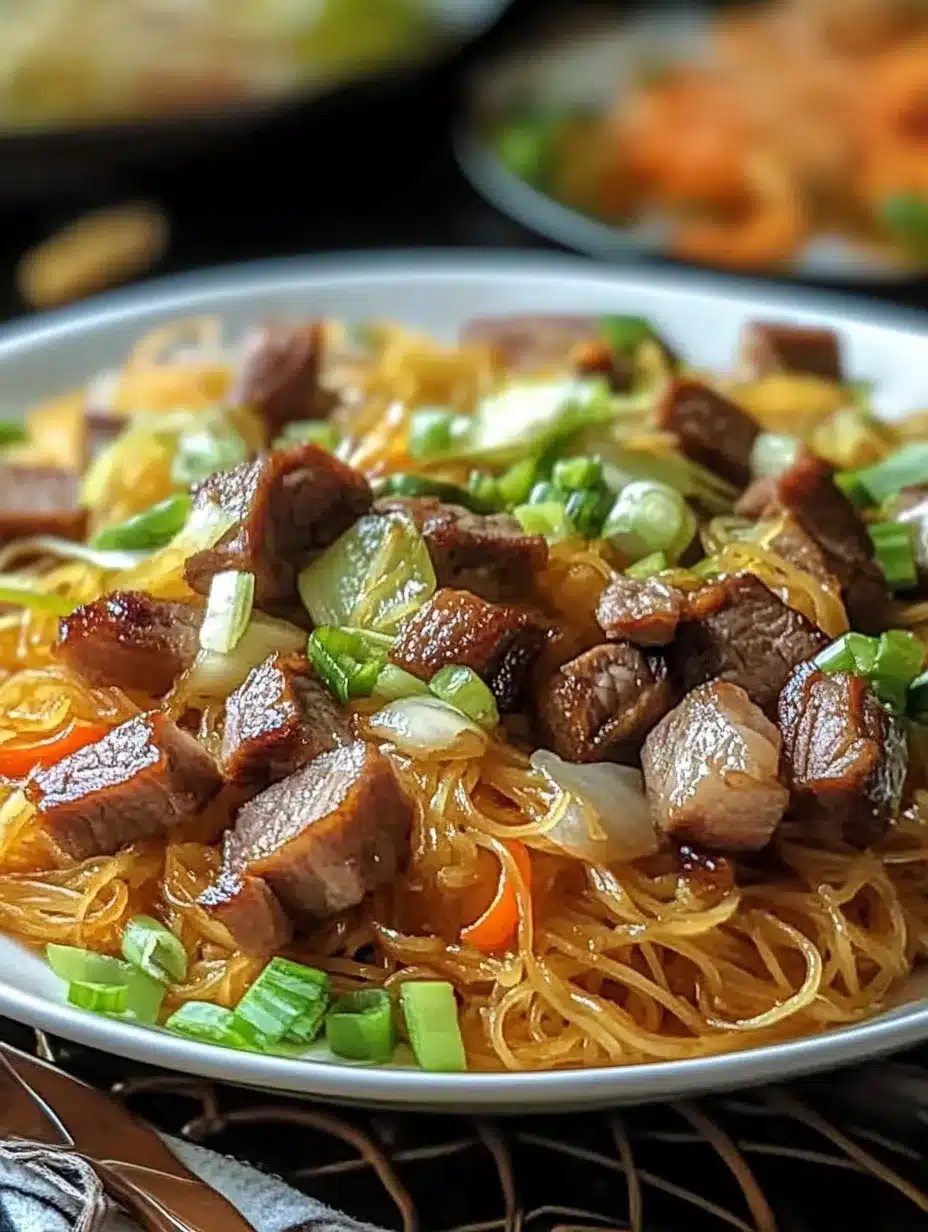 Filipino Pancit with Beef: An Amazing Ultimate Recipe - Snack Escape
